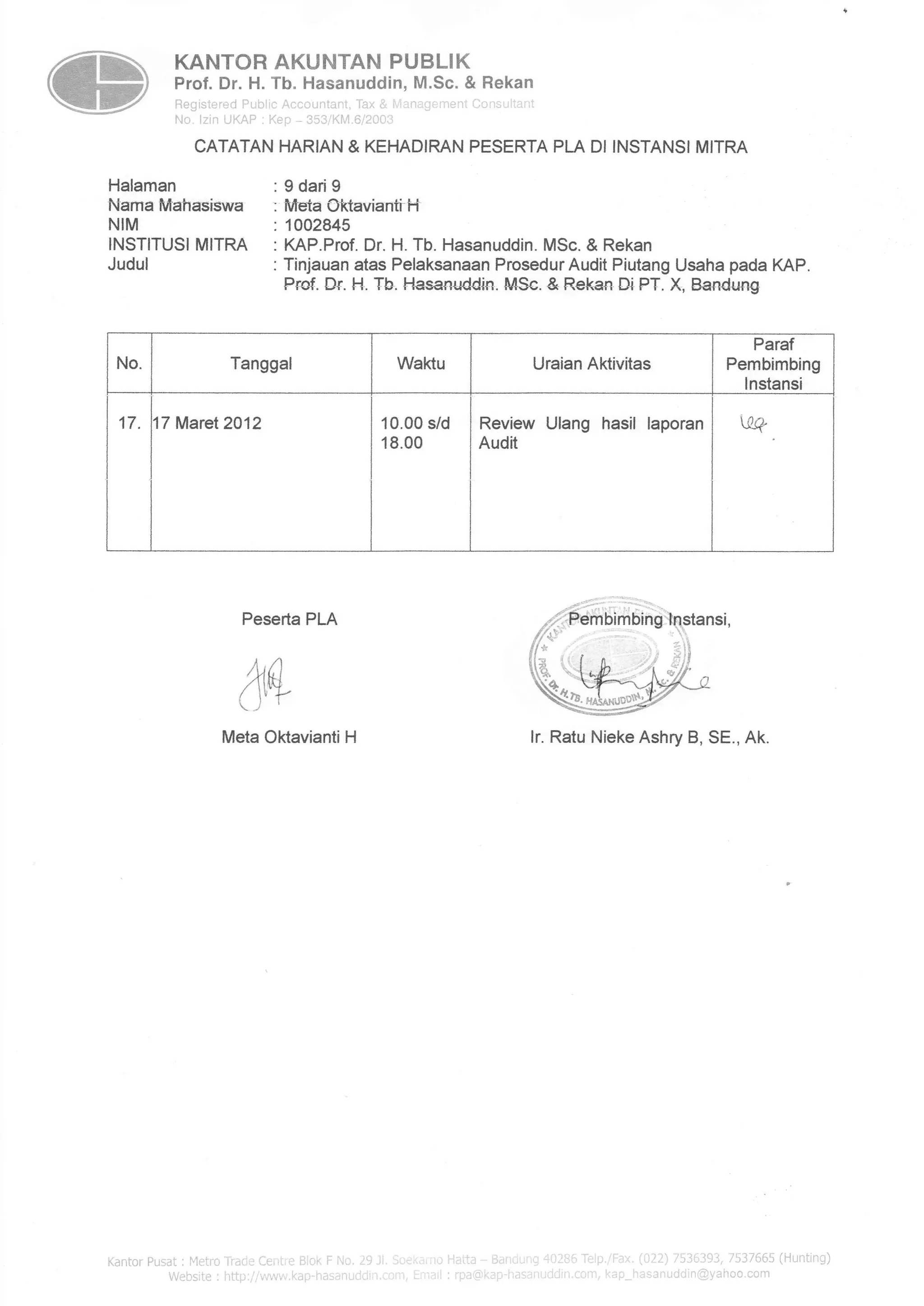 surat instansi htm pth | PDF
