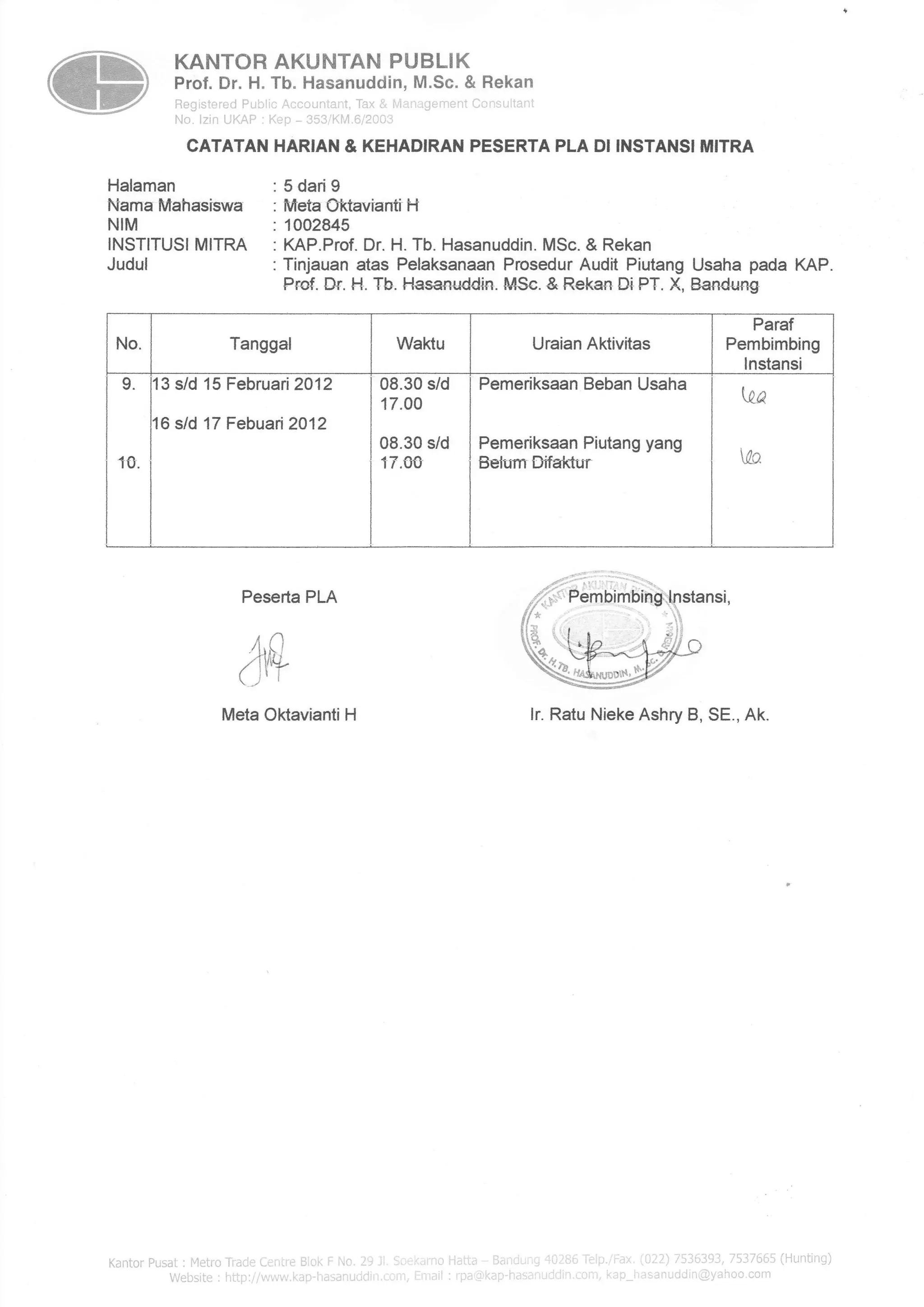 surat instansi htm pth | PDF