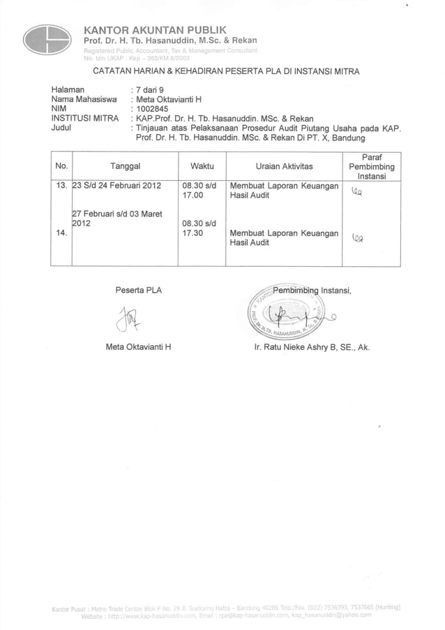 surat instansi htm pth | PDF