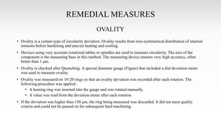 Heat Treatment Defects and their Remedies | PPTX