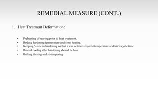 Heat Treatment Defects and their Remedies | PPTX
