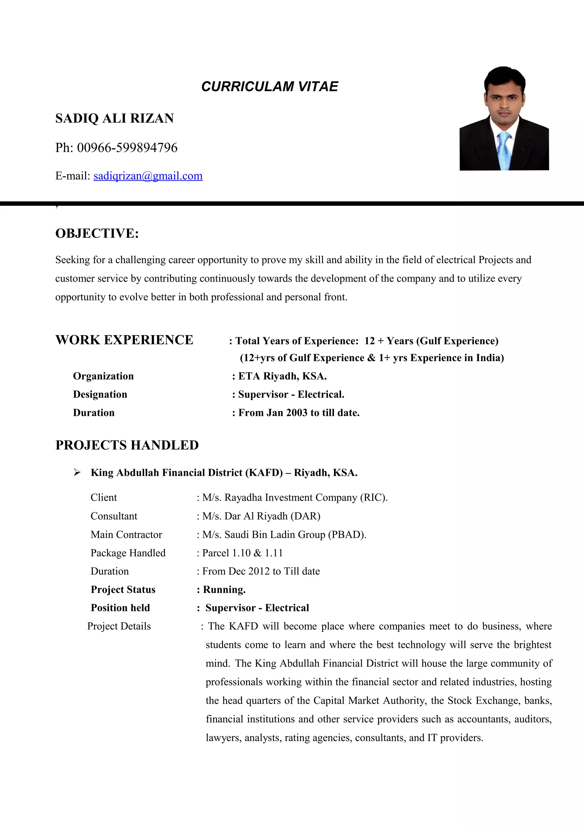 Sadiq new Resume | DOC