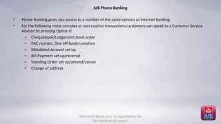 AIB Presentation | PPT | Credit Cards | Personal Debt