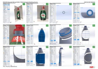 PDE2293 Advanced CAD and CAM FMCG Packaging Modelling Exercise | PDF