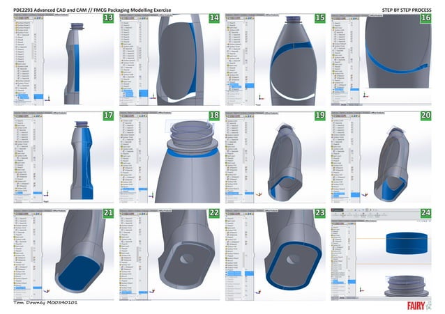 PDE2293 Advanced CAD and CAM FMCG Packaging Modelling Exercise | PDF