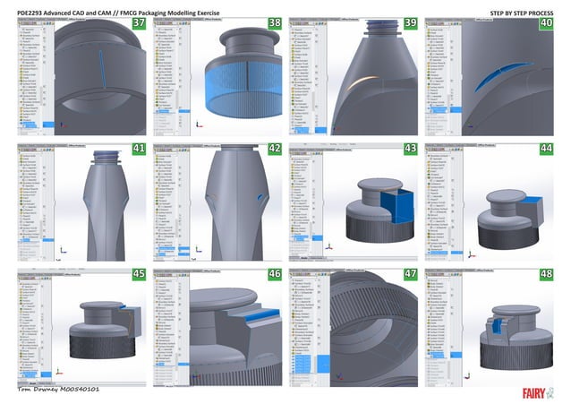 PDE2293 Advanced CAD and CAM FMCG Packaging Modelling Exercise | PDF