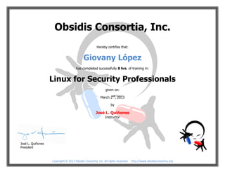 certificado_linux_giovany_lopez | PPT