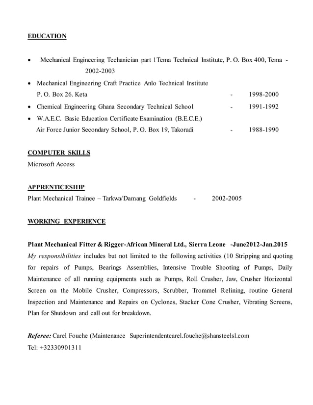 Francis CV | PDF