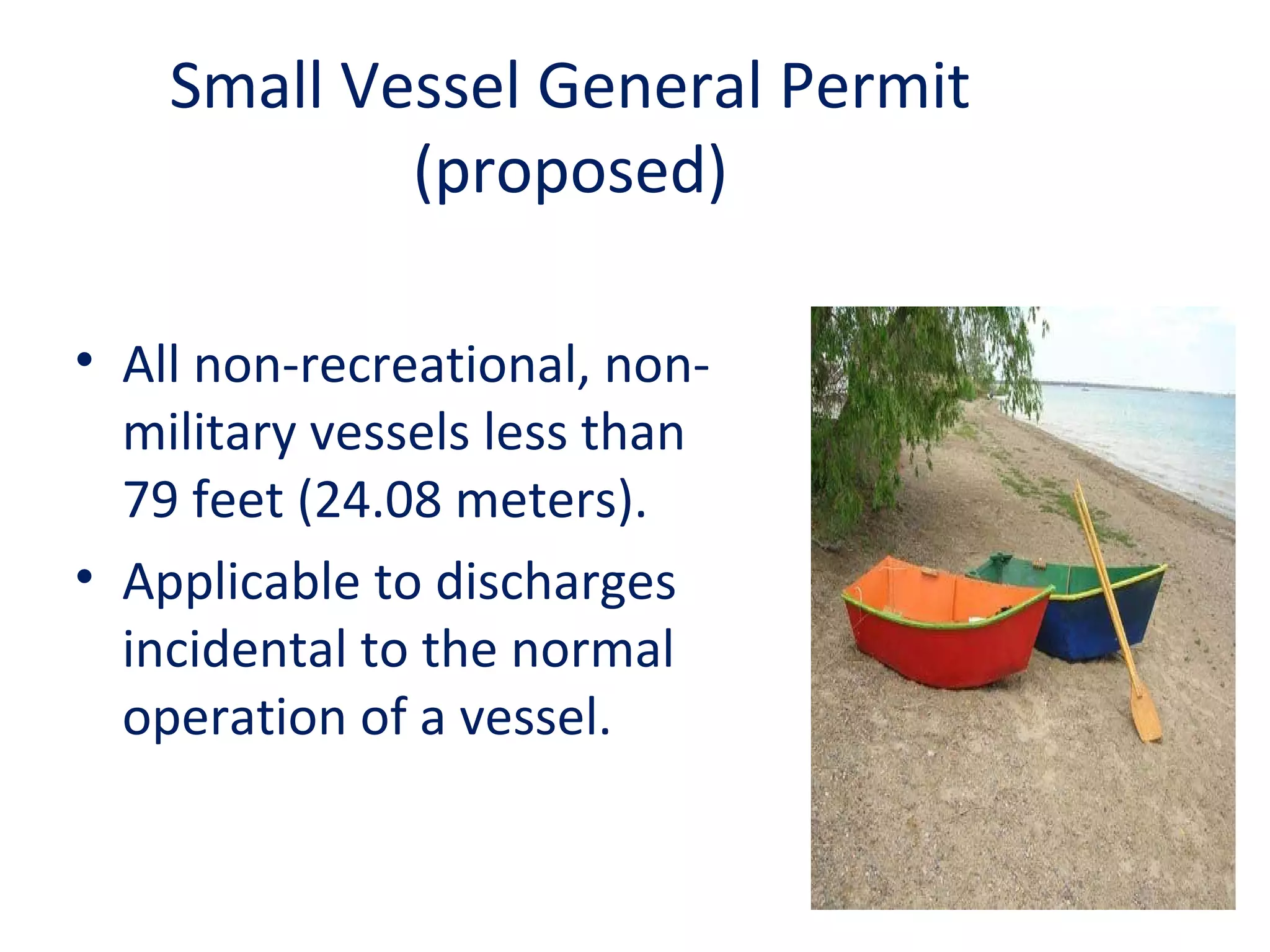 Vessel General Permit | PPT