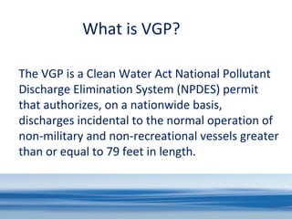 Vessel General Permit | PPT