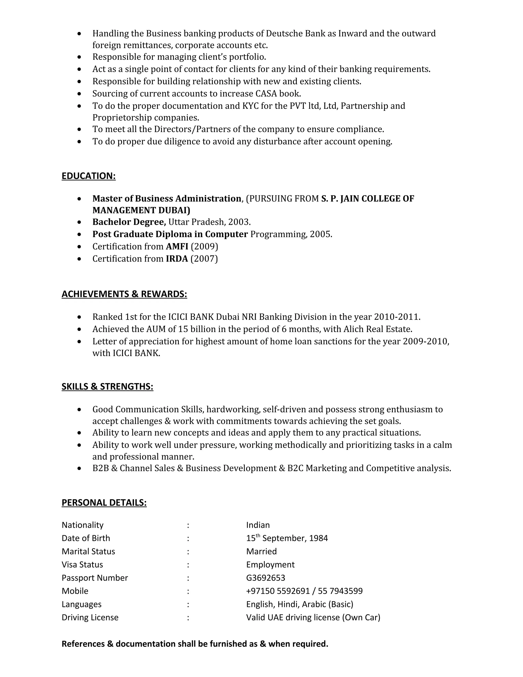 Mohammad Shuaib_ application (1) | DOC | Real Estate Industry | Industries