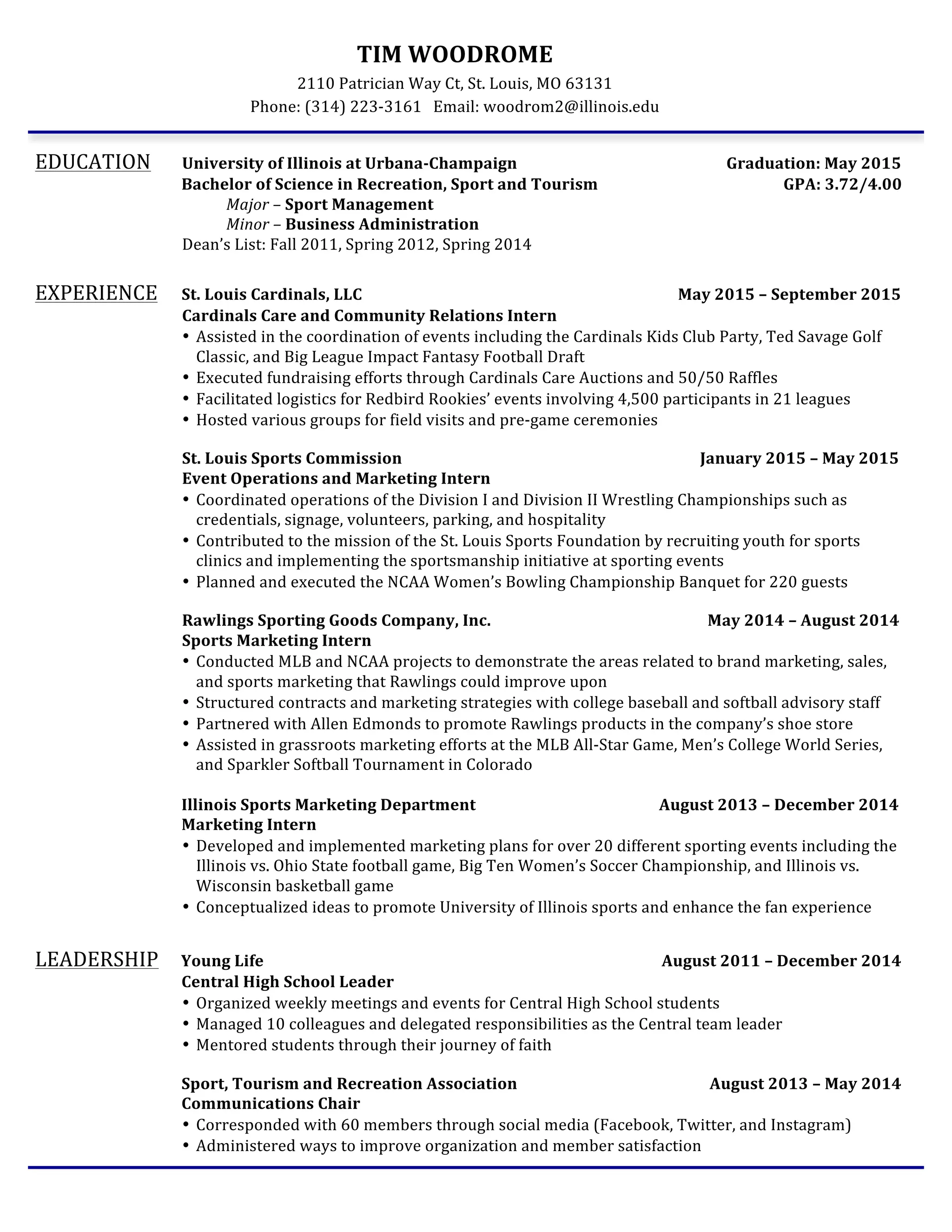 Woodrome,Tim_Resume | PDF