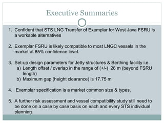 Compatibility Study of FSRU Exemplar for STS Transfer with LNGC | PPT