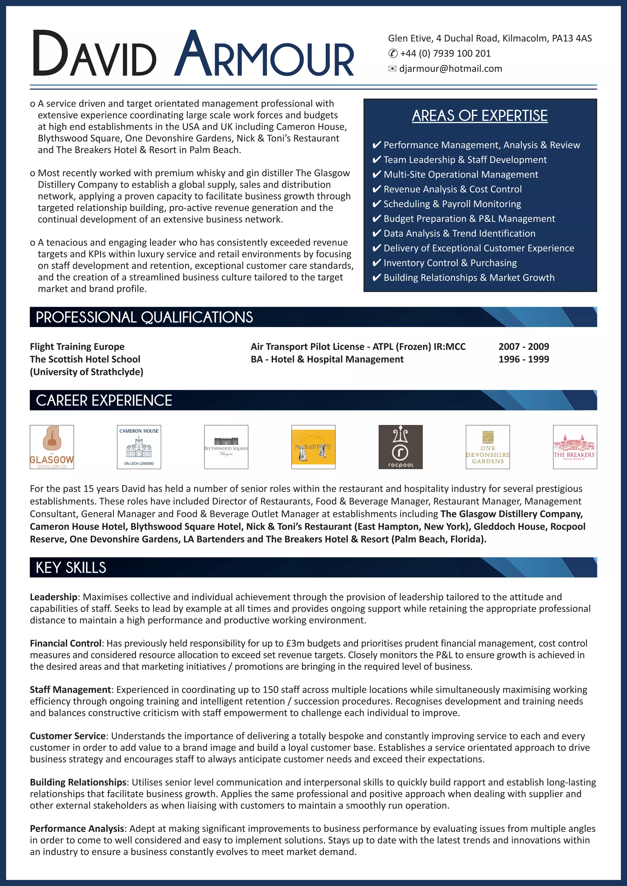 David Armour CV v2.0 | PDF
