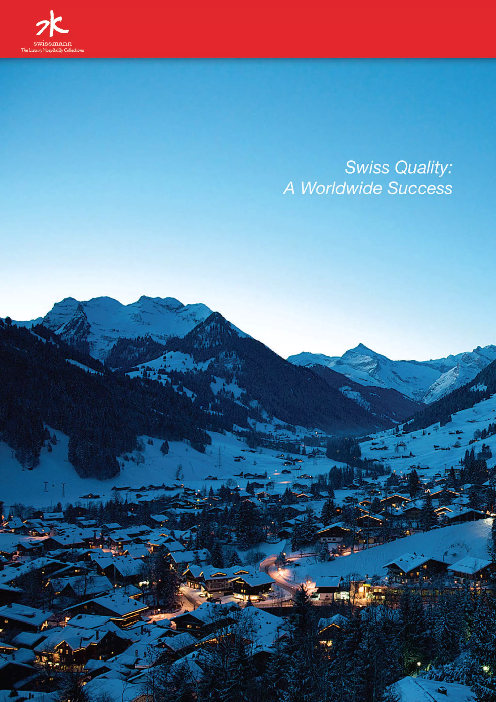 Swissmann brochures - 2015 | PDF