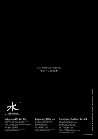 Swissmann brochures - 2015 | PDF
