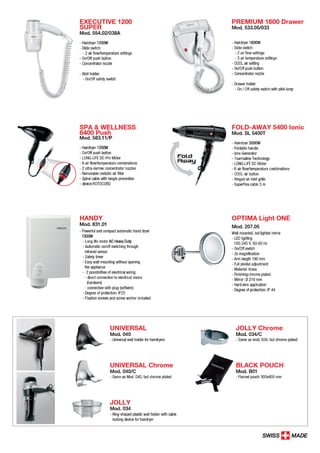 Swissmann brochures - 2015 | PDF