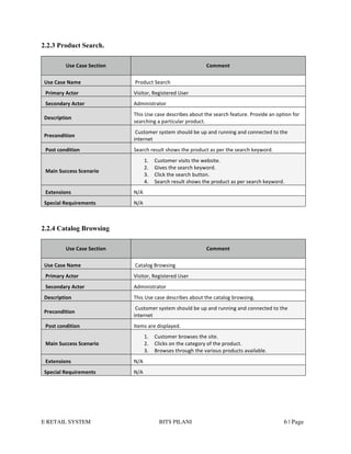 E-RETAIL SYSTEM_FINAL | PDF