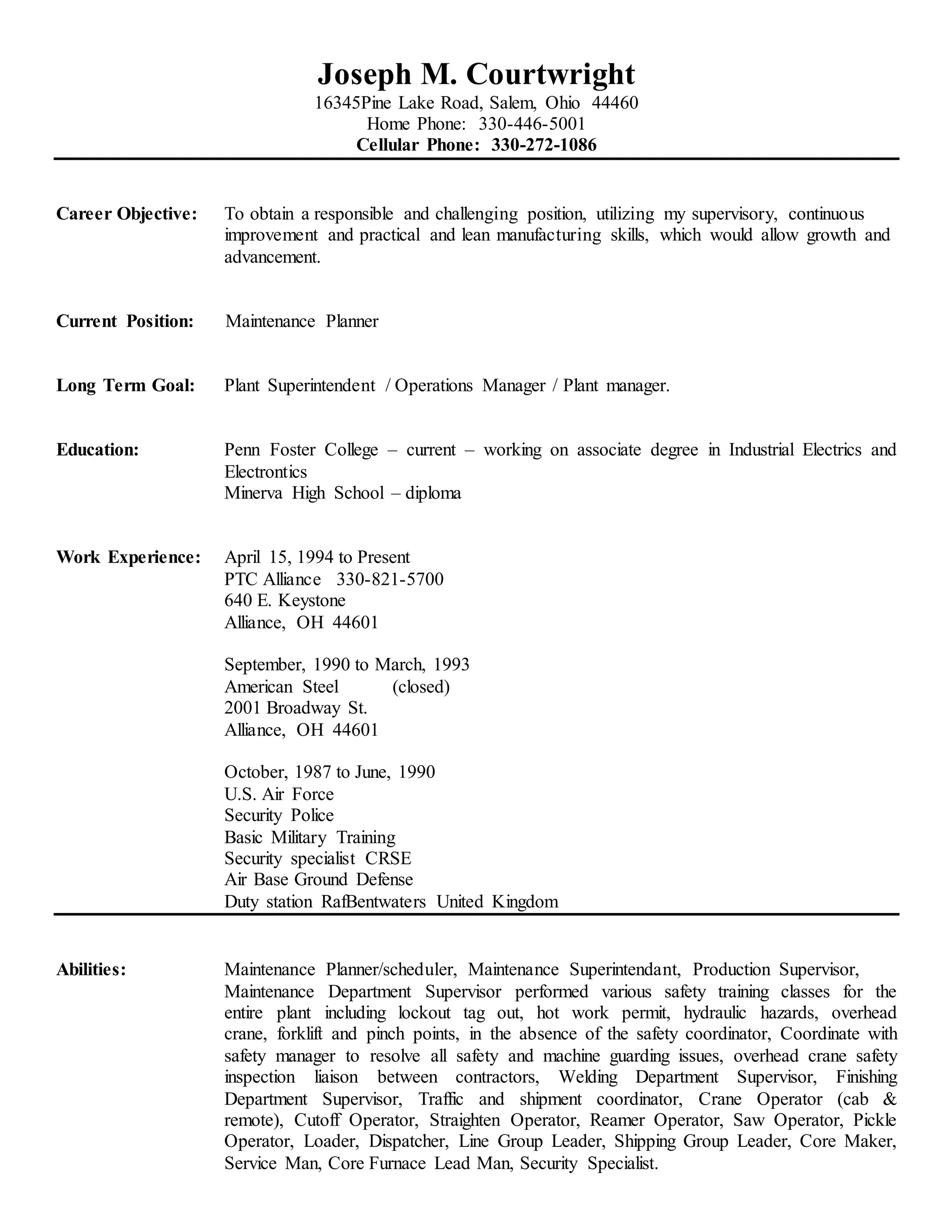 Joe Courtwright | PDF