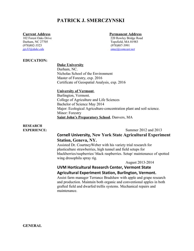 PJS RESUME SEPT 2015 | PDF