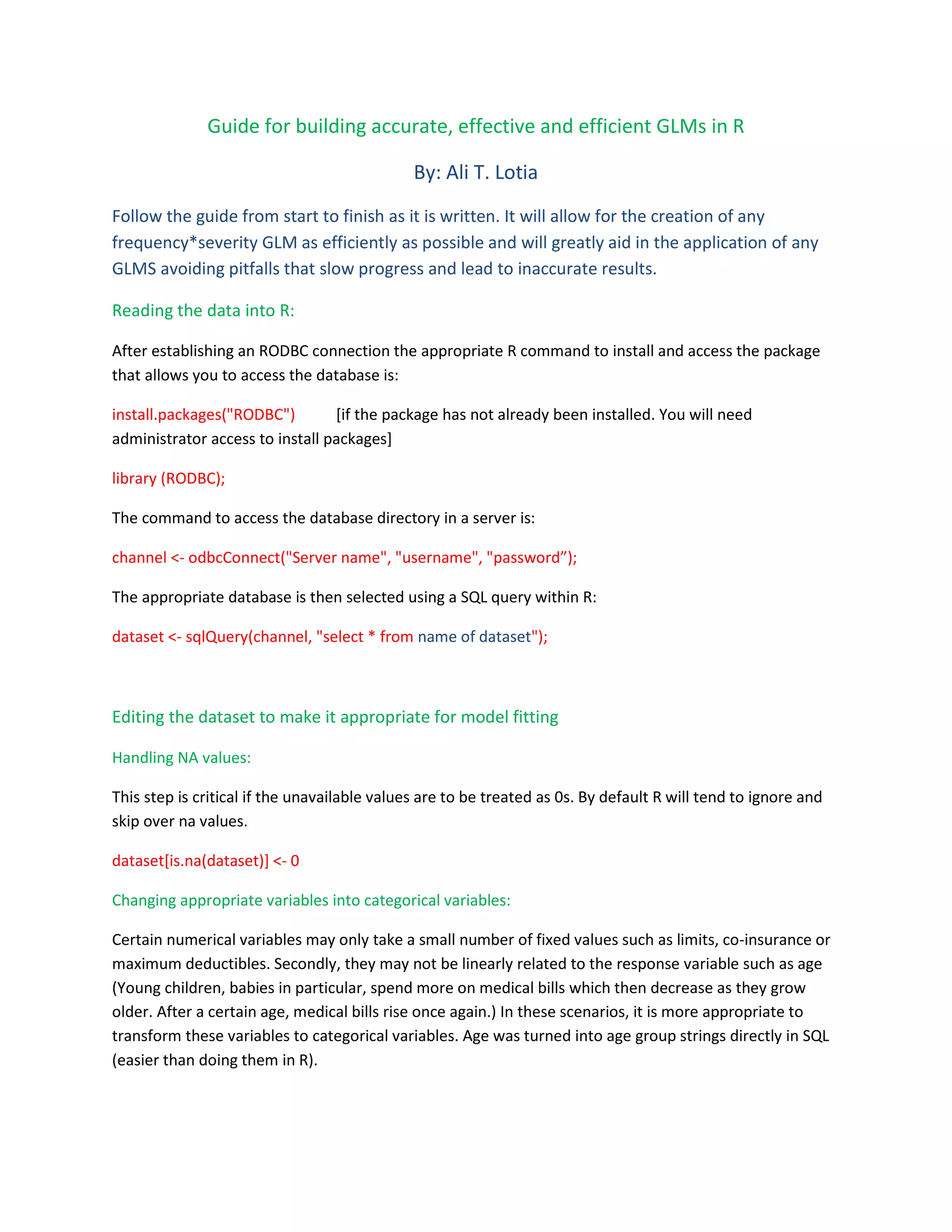 Guide for building GLMS | PDF