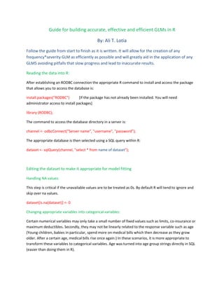 Guide for building GLMS | PDF