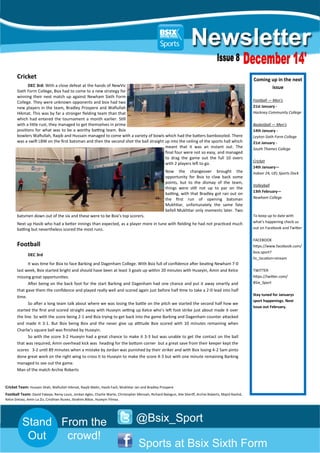 December Issue 9 | PDF | Rugby League | Rugby