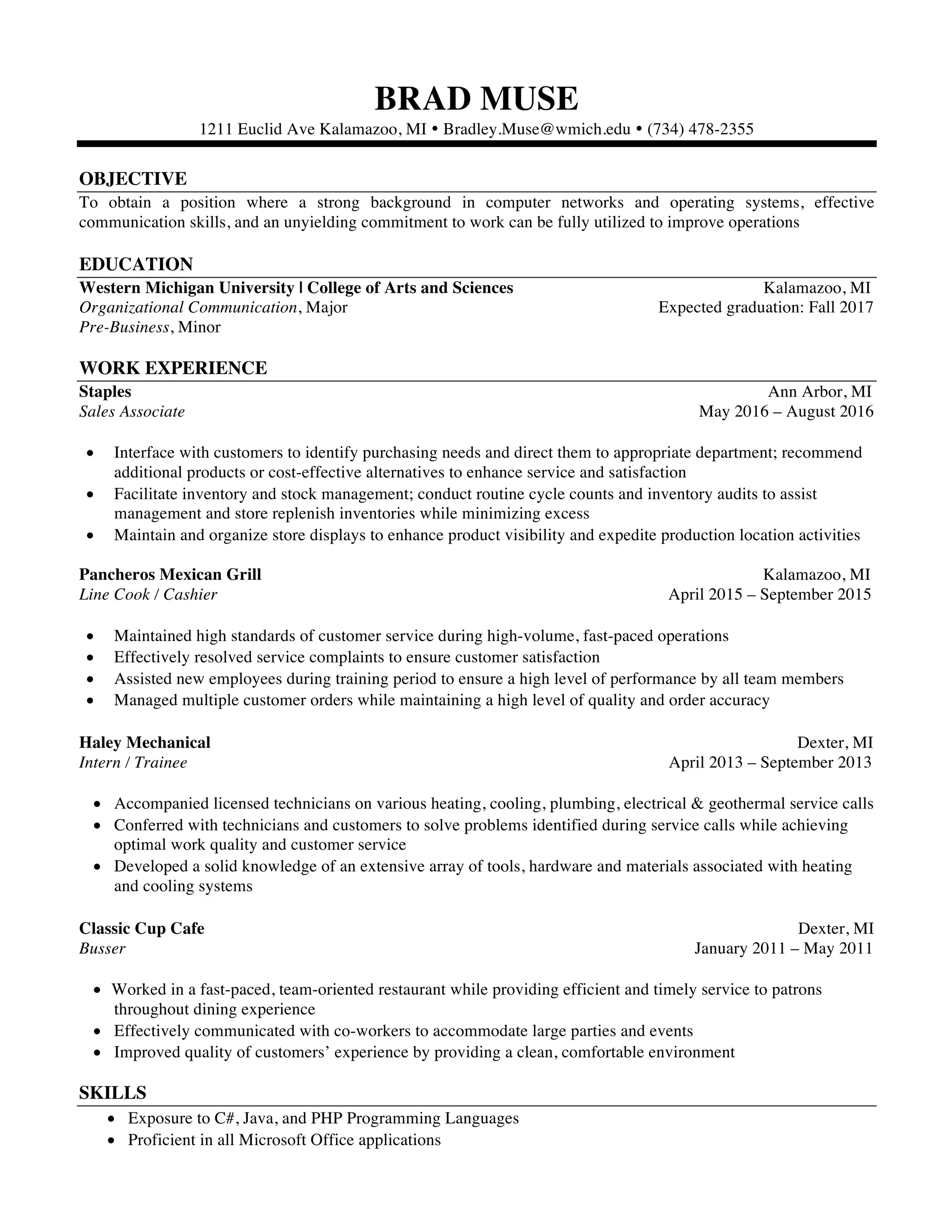 Resume | PDF | Programming Languages | Computing