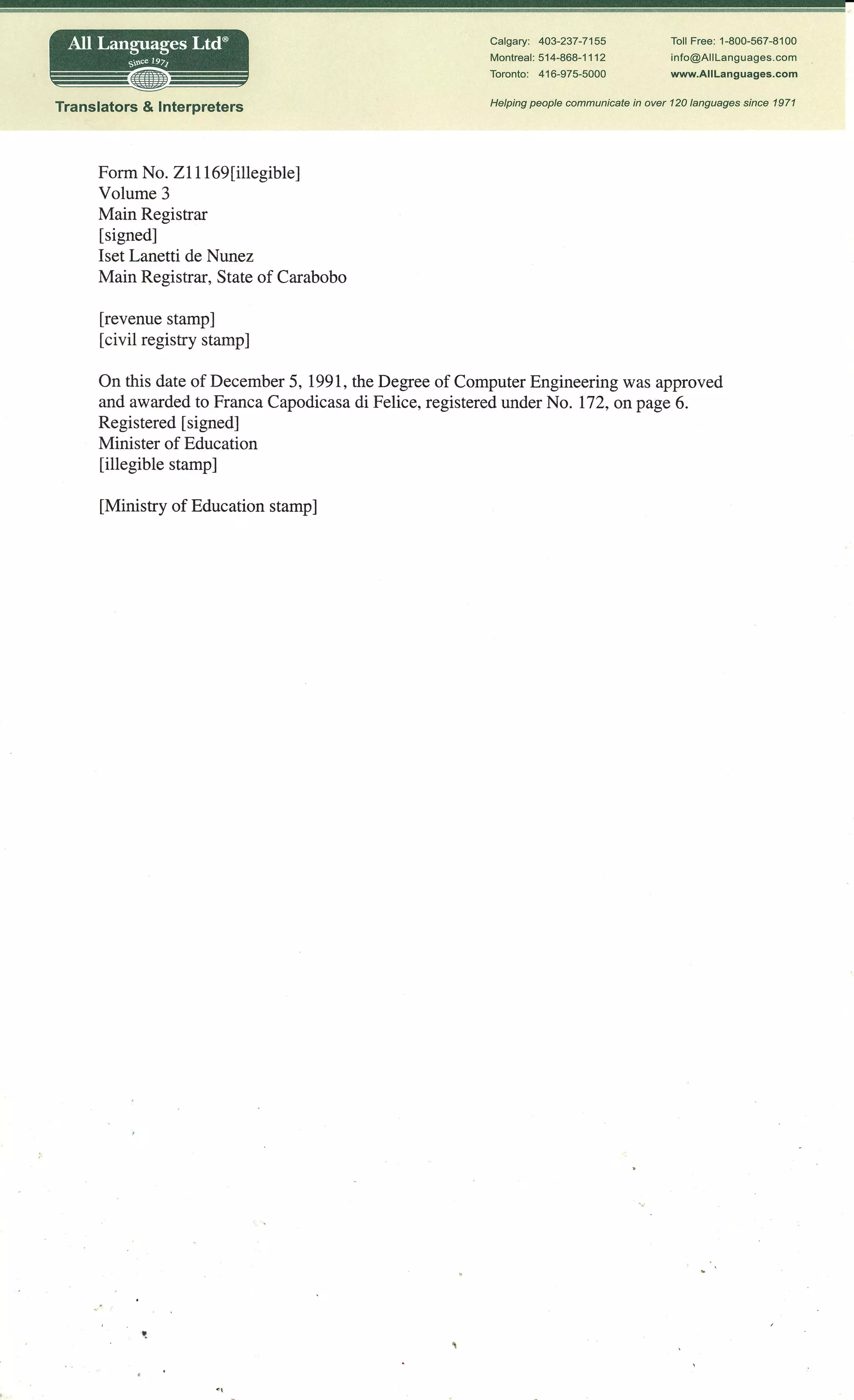 Venezuela Diploma | PDF