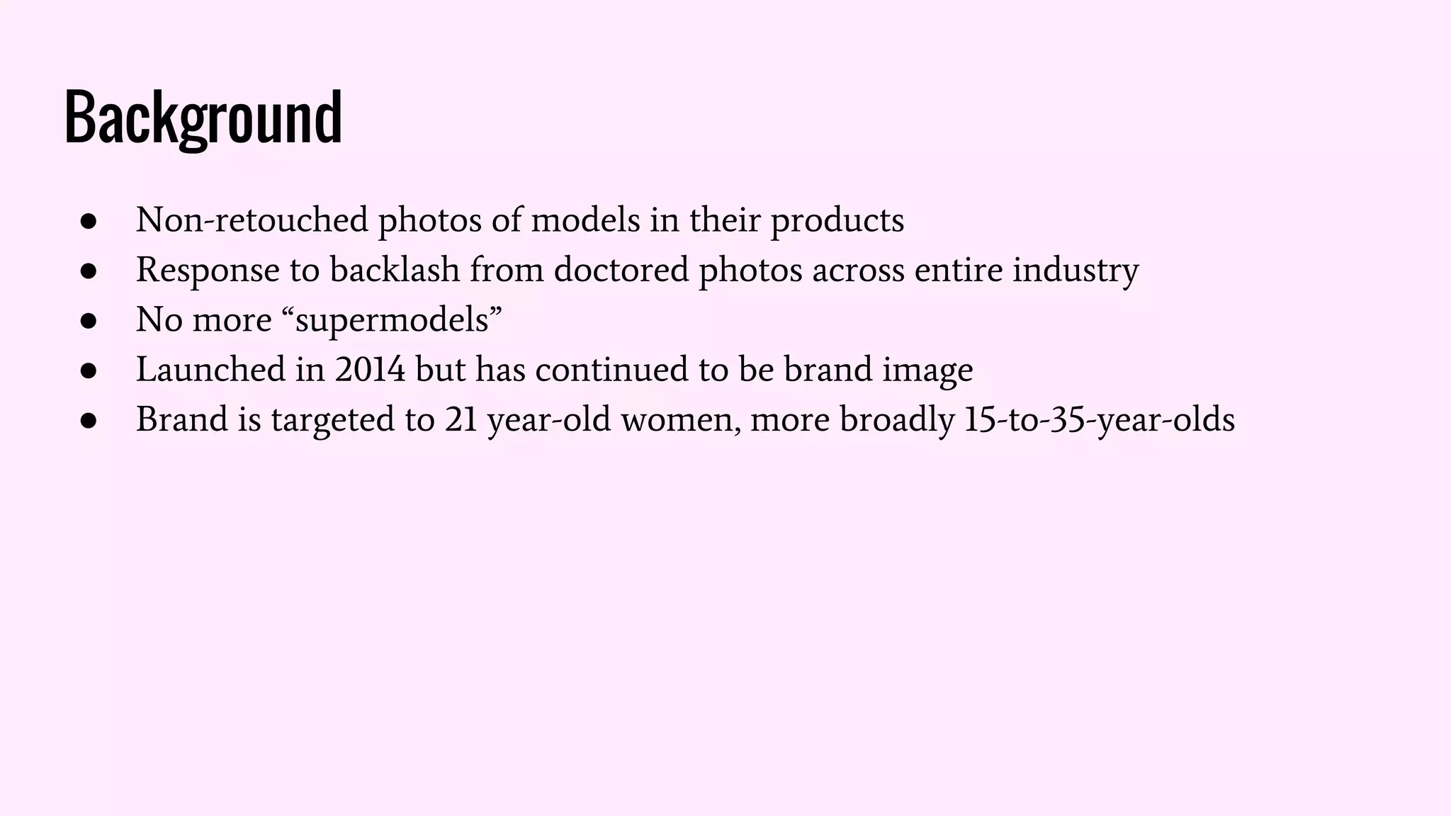 aerie “real” ad campaign | PDF