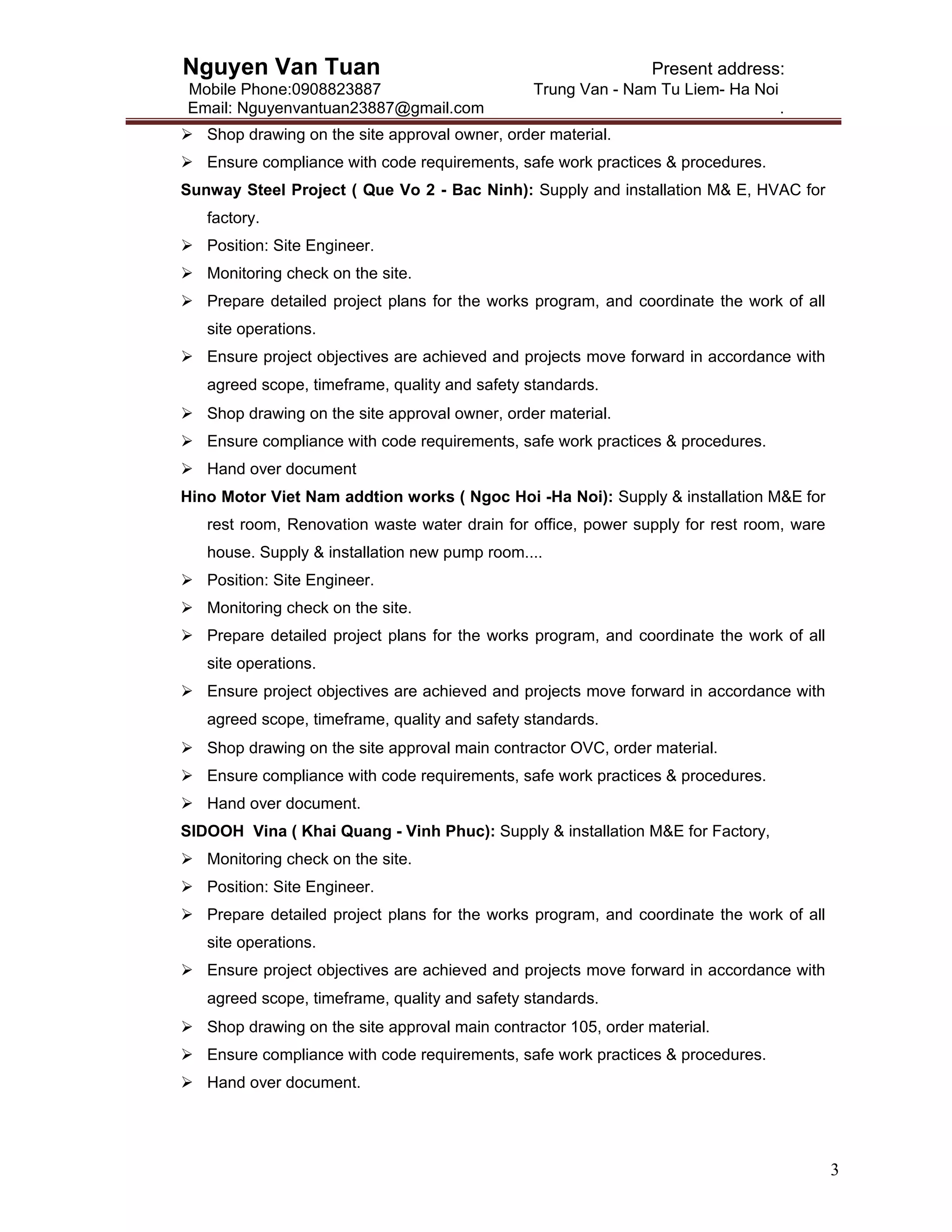 Nguyen Van Tuan - English | PDF