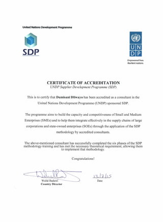 UN Accreditation | PDF