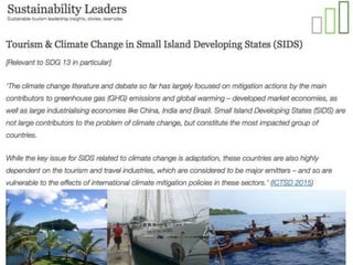 Tourism & SDGs An Introduction October 2015 | PPTX