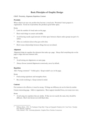 Basic Principles of Graphic Design | DOC