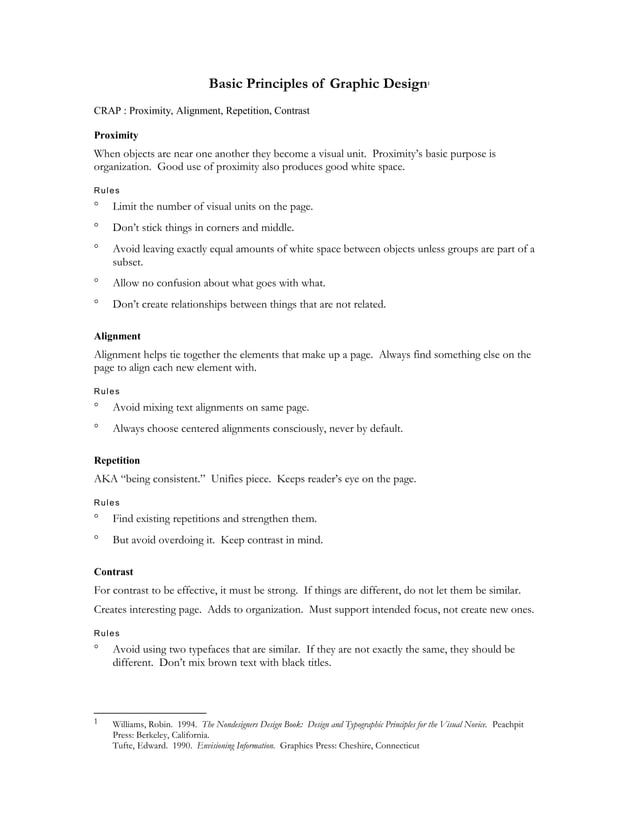 Basic Principles of Graphic Design | PDF
