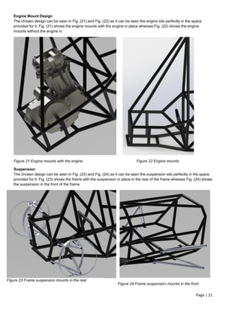 3rd Year Formula Student Frame Project Report | PDF
