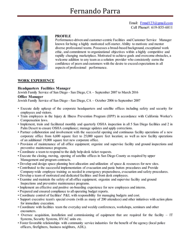 FP Resume 041216docx | PDF