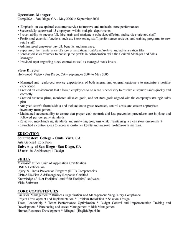 FP Resume 041216docx | PDF