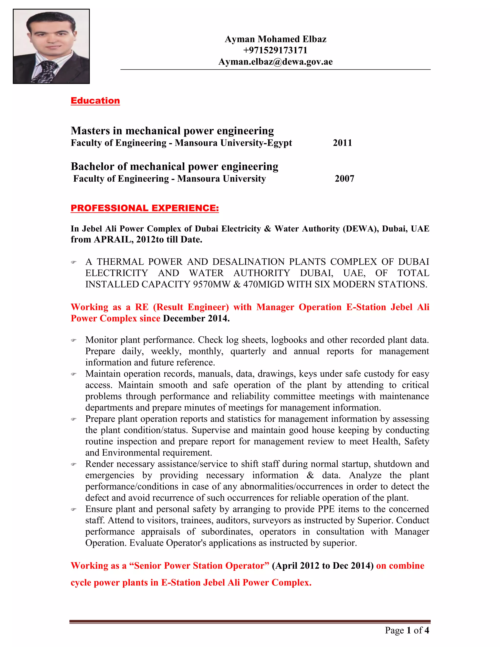 ayman's CV | PDF
