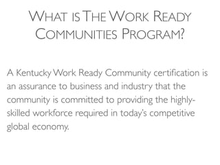 Work Ready Presentation | PPT