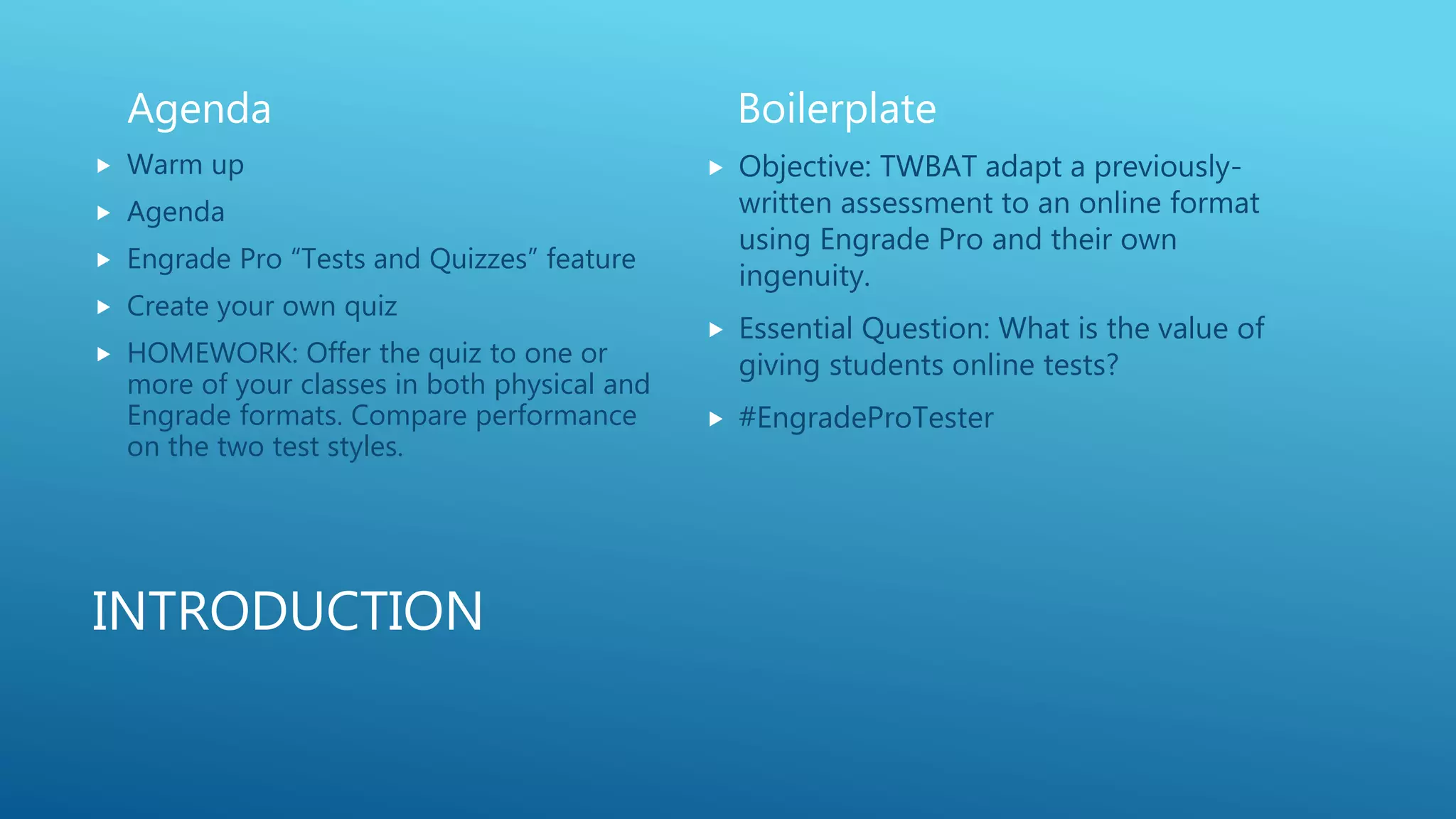 Engrade ppt | PPT