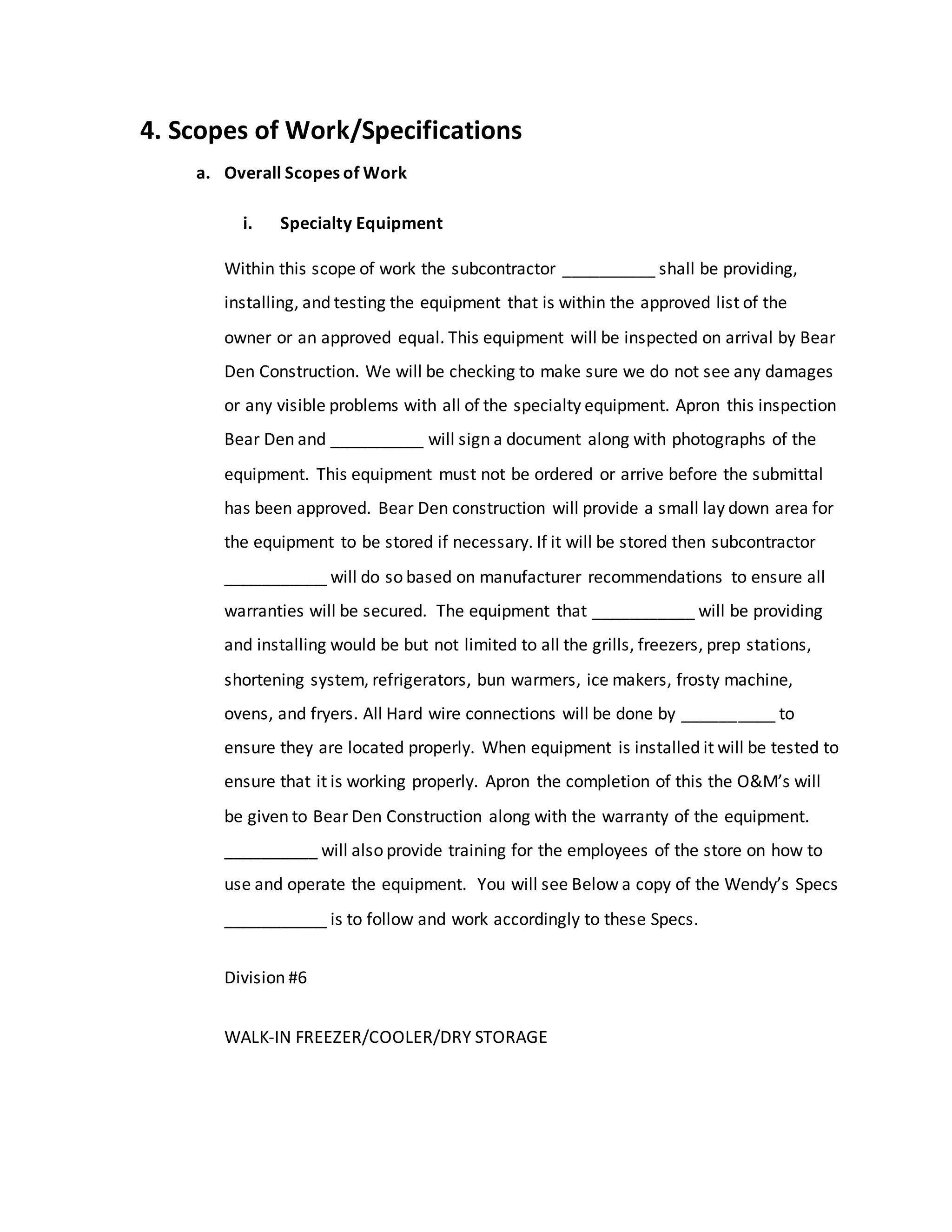 Wendy's Project | DOCX