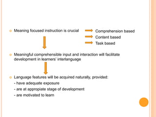 Second Language Learning | PPTX