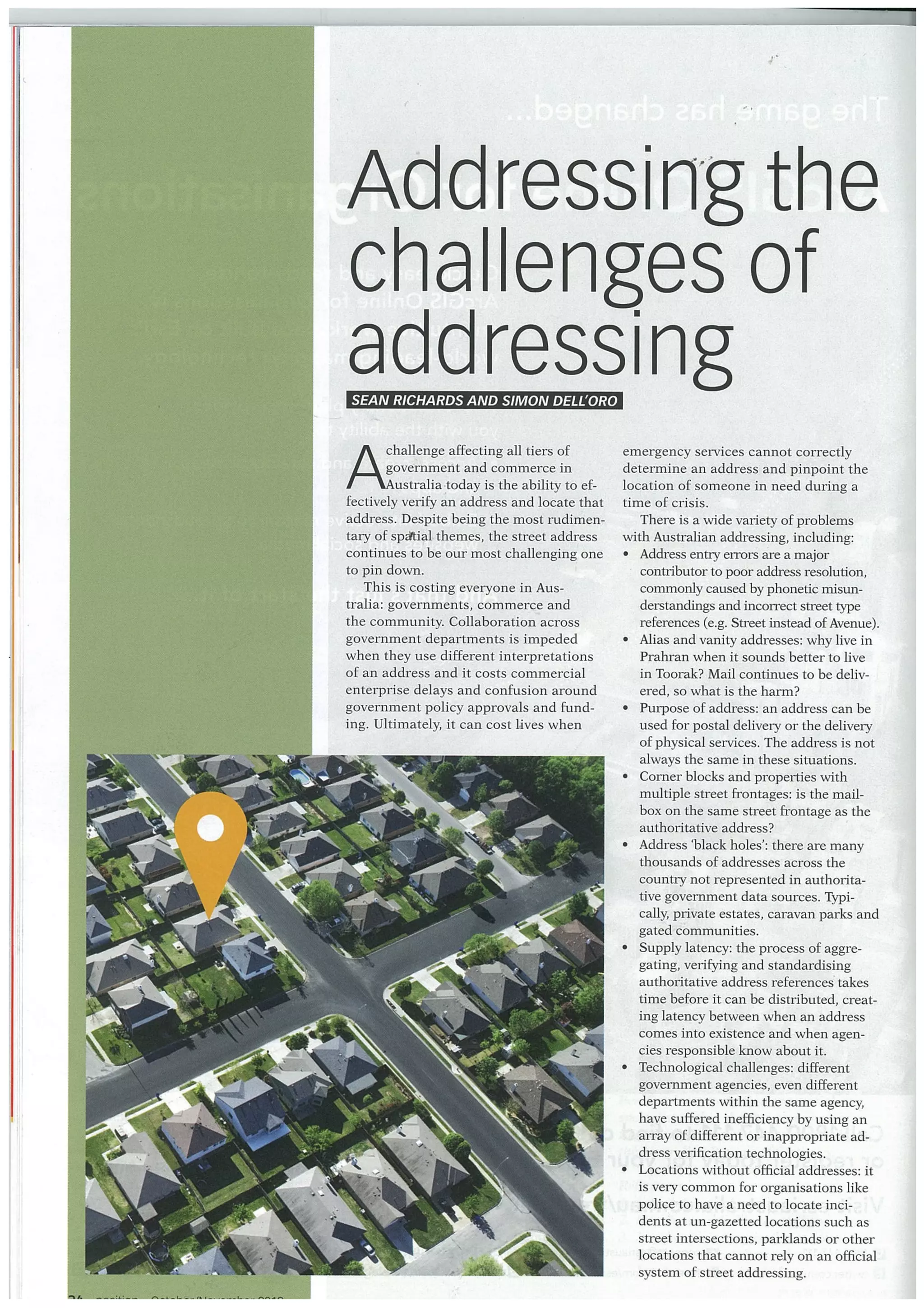 Position Magazine - Addressing the challenges of Addressing - OctNov12 ...