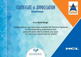 HCL Certificate | PPT