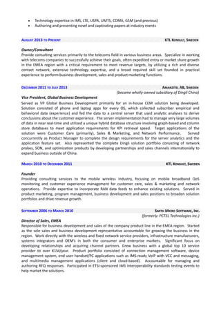 CV - Kurt Lemke car | PDF