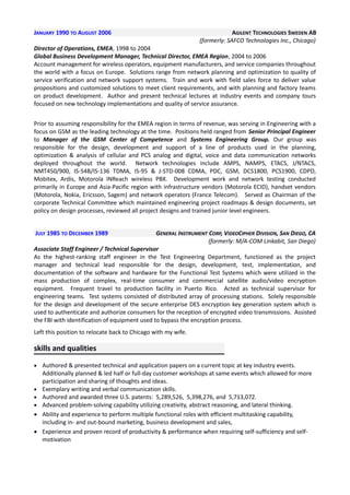 CV - Kurt Lemke car | PDF