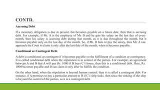 ACTIONABLE CLAIMS in Property Law (Unit-1) | PDF