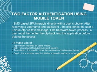 Two factor authentication.pptx