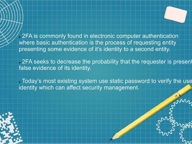 Two factor authentication.pptx | Internet | Computing